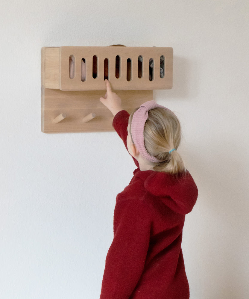 Kindergarderobe mit Ablage | Hochwertiges Birkenschichtholz